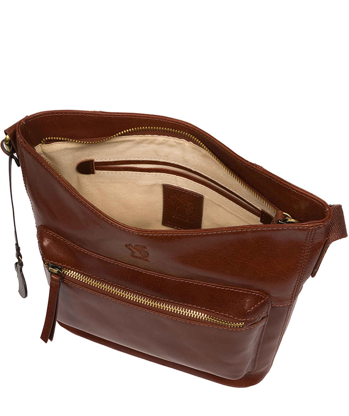 Conkca London Vegetable-Tanned Leather Shoulder Bag