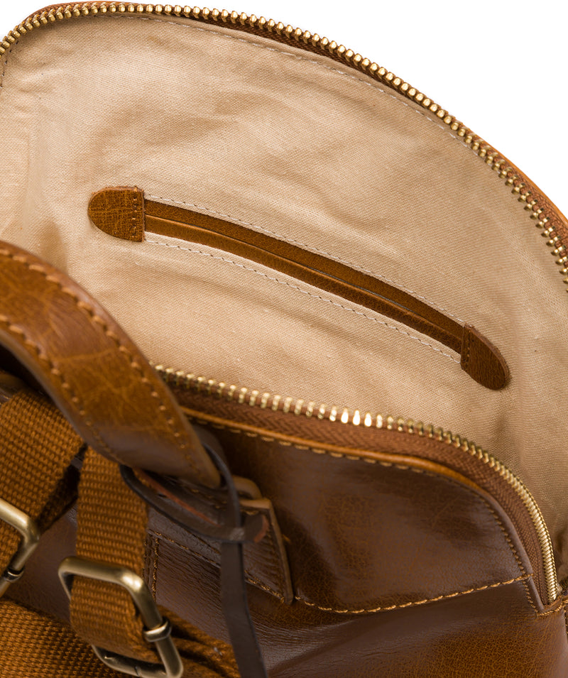 Conkca London Vegetable-Tanned Leather Backpack