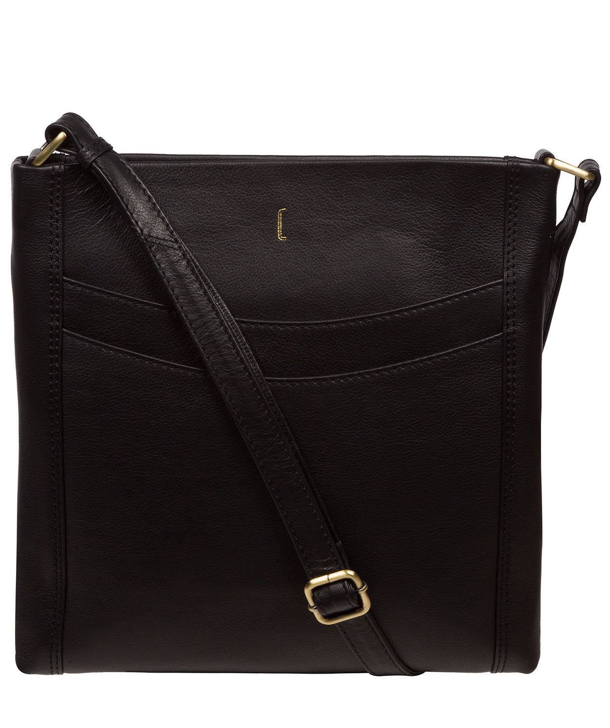 Cultured London Nappa Leather Crossbody Bag Lalisa Black