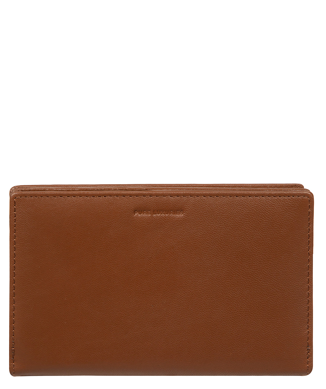 Pure Luxuries Leather Bi-Fold Purse Julia Tan