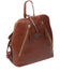 Brown Leather Backpack 'Zoe' by Conkca London