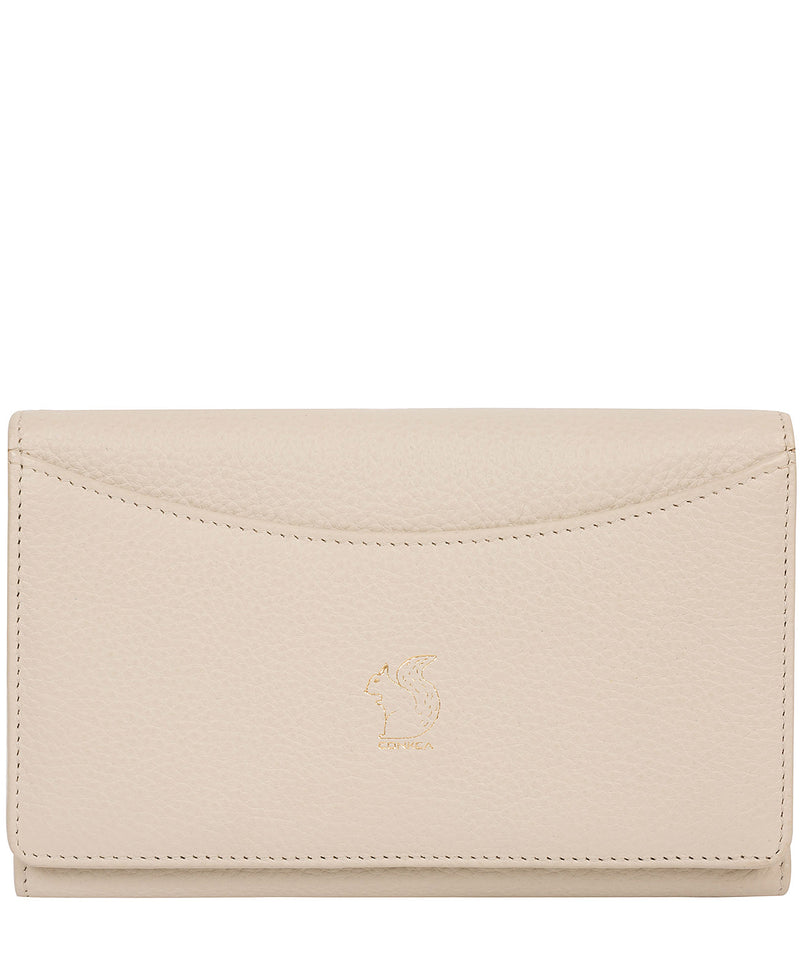 White Leather Tri-Fold Purse 'Kali' by Conkca London – Pure Luxuries London