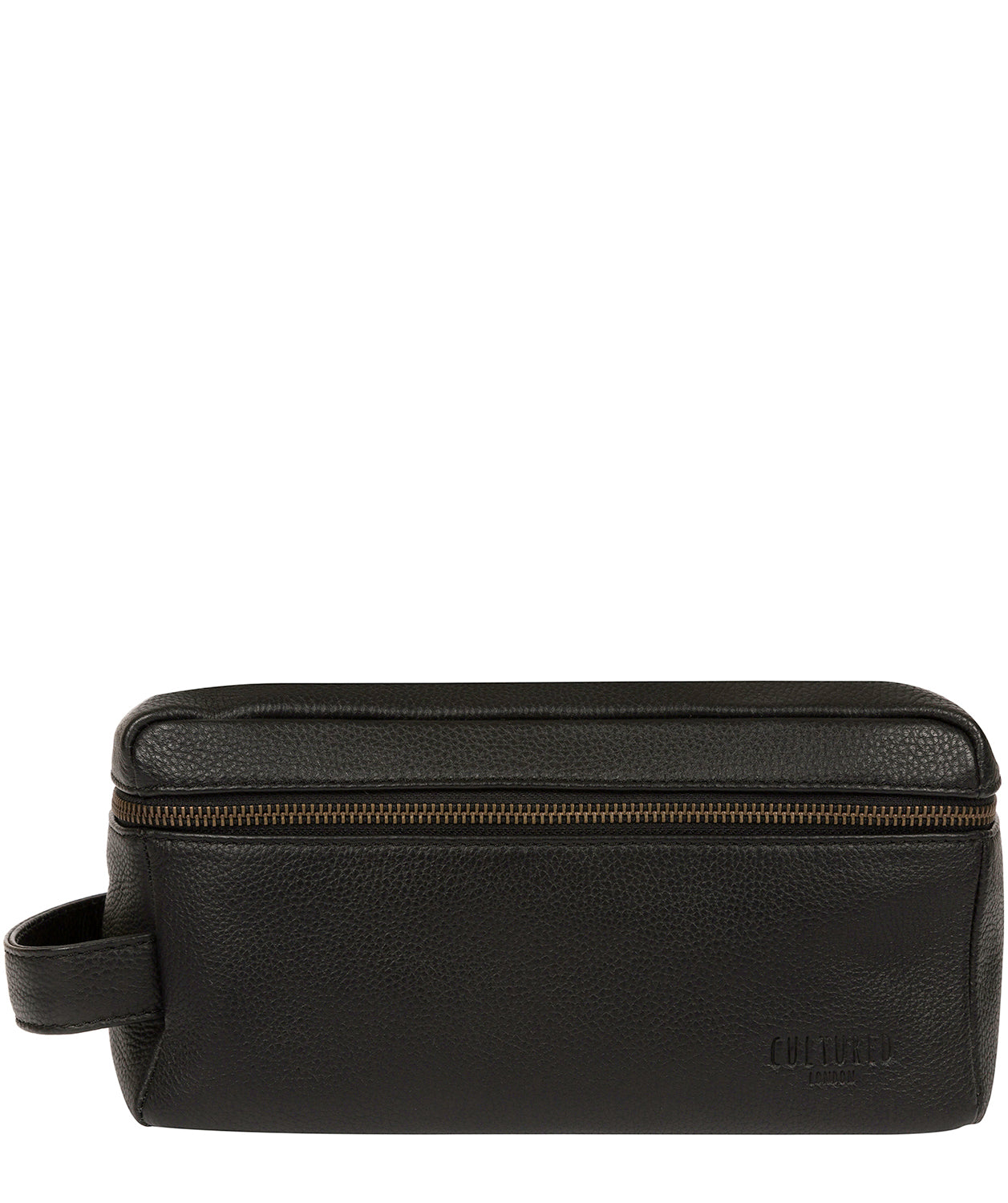 Black Leather Bag 'Boom' by Cultured London