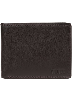 Brown Leather BiFold Wallet 'Callum' by Cultured London