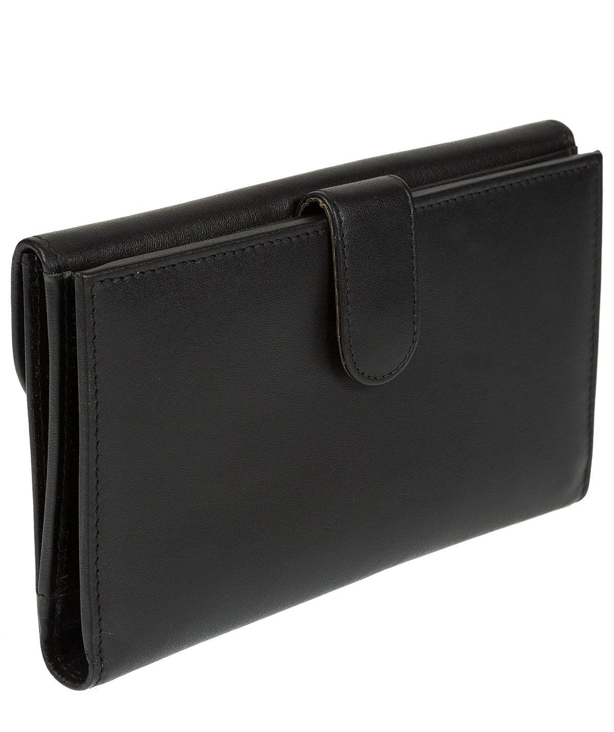 Black Leather RFID Purse 'Sardinia' by Pure Luxuries