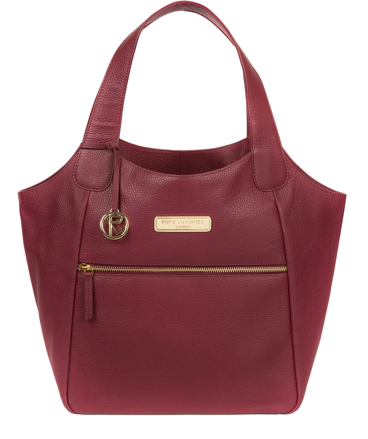 Red Leather Tote Bag 'Roxanne' by Pure Luxuries