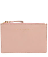 Pink Leather Coin Holder Purse 'Pinner' by Pure Luxuries