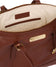 Chestnut Leather Tote Bag 'Emily' by Pure Luxuries