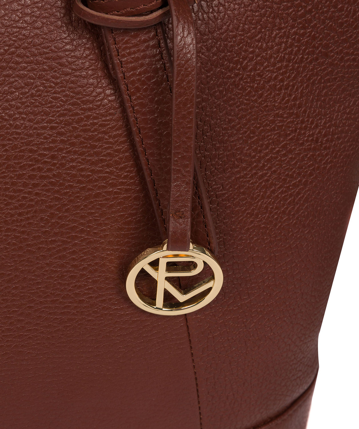 Chestnut Leather Tote Bag 'Emily' by Pure Luxuries