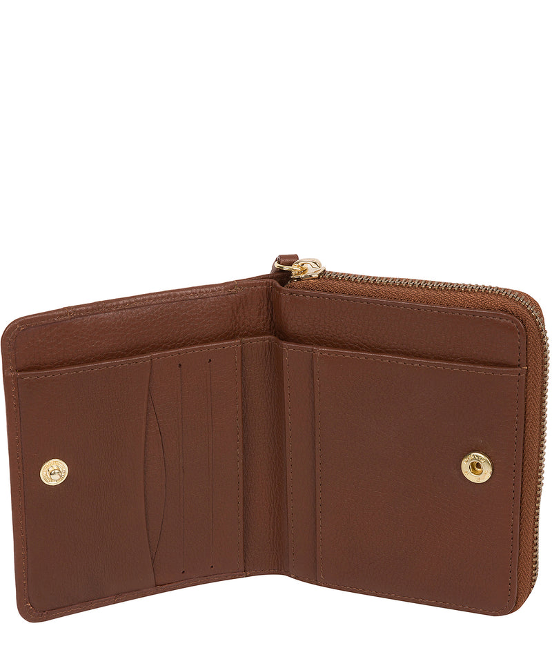 Chestnut Leather Purse 'Emely' by Pure Luxuries