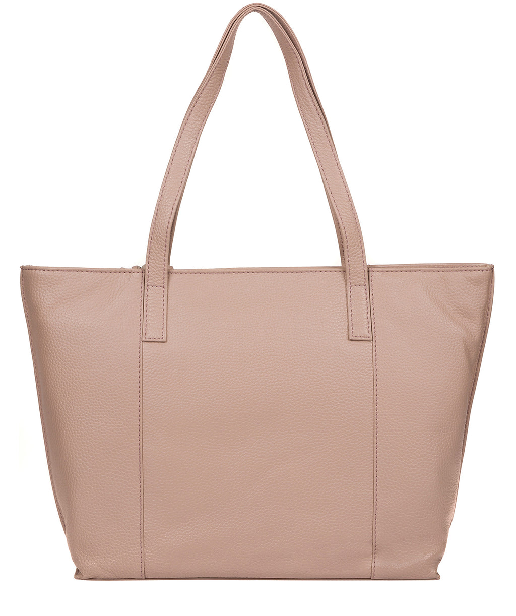 Pink Leather Tote Bag 'Skye' by Pure Luxuries – Pure Luxuries London