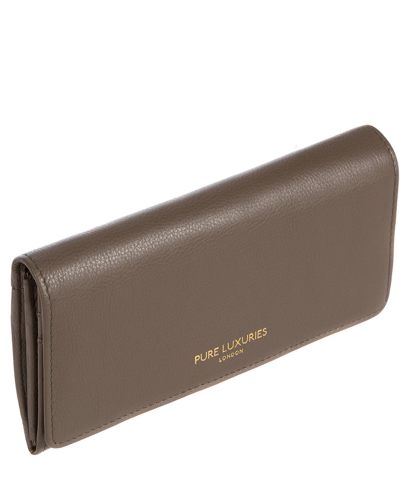 Brown Leather RFID Purse 'Lina' by Pure Luxuries