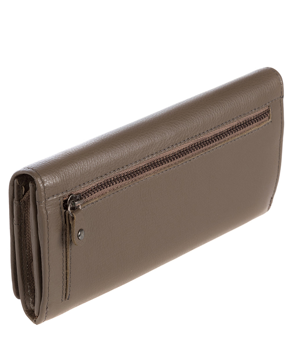 Brown Leather RFID Purse 'Lina' by Pure Luxuries