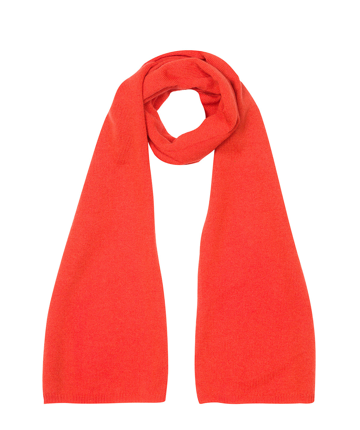 Orange Cashmere Scarve 'Cambridge' by Pure Luxuries