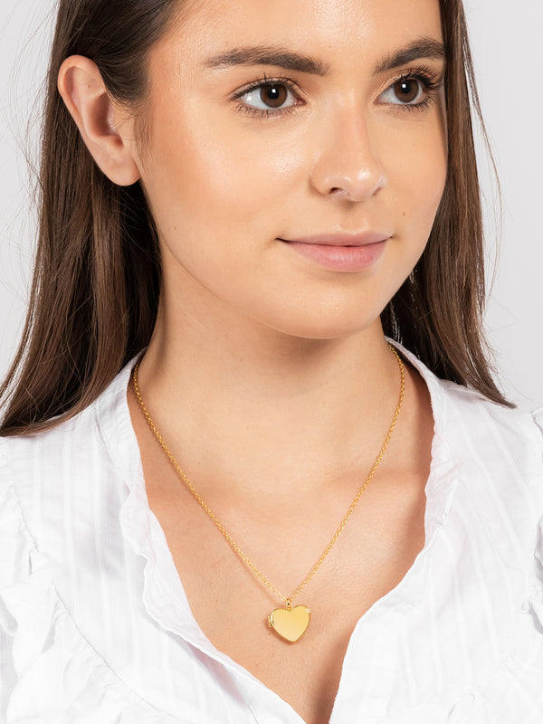 Silver Gold Plated Necklace 'Callie' by Pure Luxuries